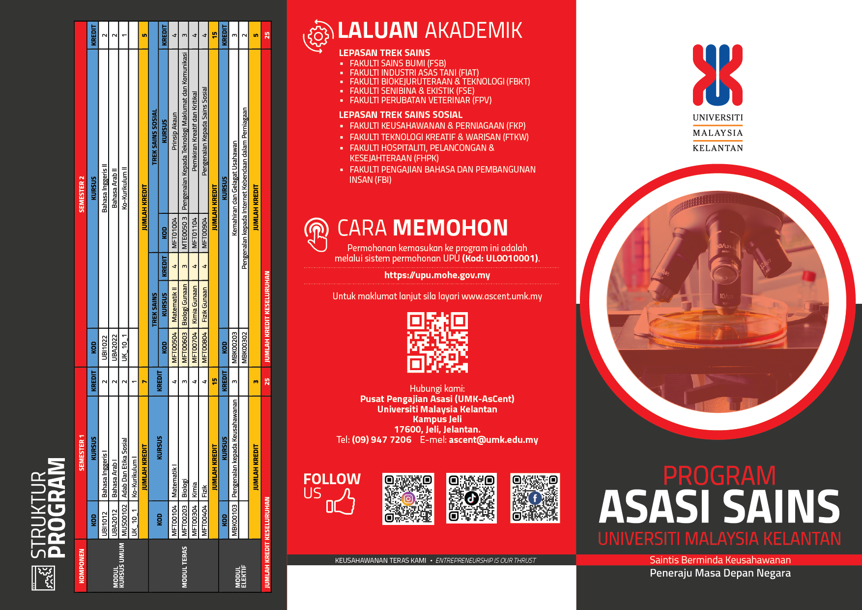 PROGRAM ASASI SAINS - Centre for Foundation Studies Universiti Malaysia ...