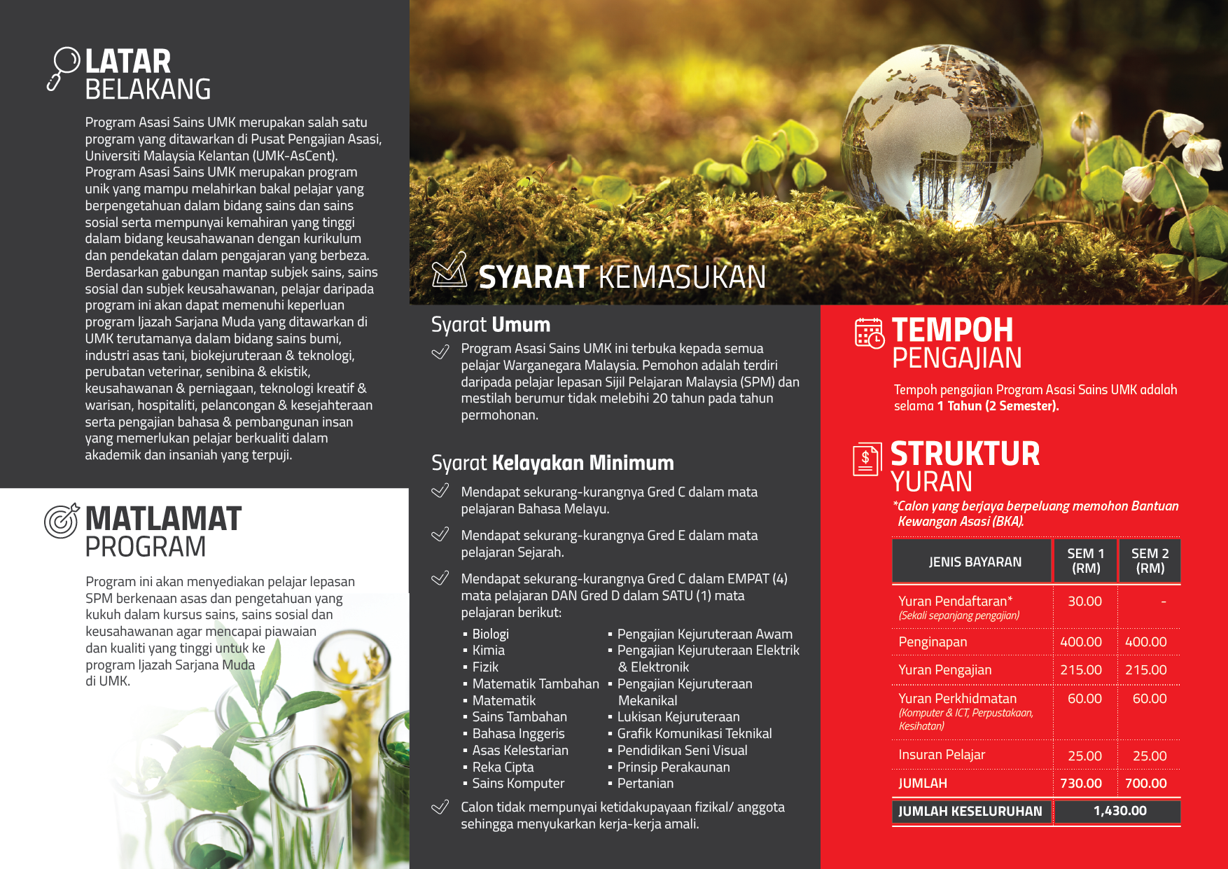 PROGRAM ASASI SAINS - Centre for Foundation Studies Universiti Malaysia ...